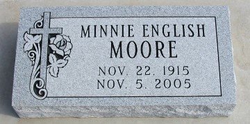 Minnie Mae (English) Moore